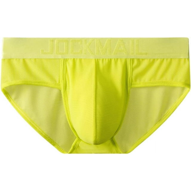 JOCKMAIL Mens Briefs Underwear Breathable Mesh Comfort Underwear Briefs ...
