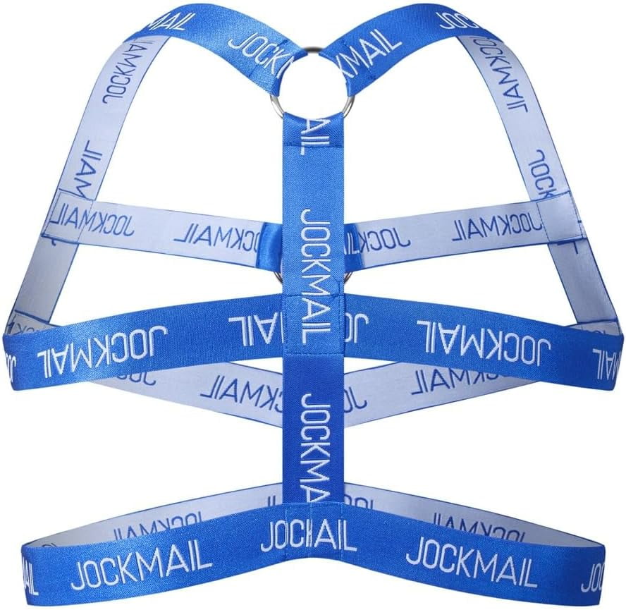 JOCKMAIL Mens Fitness Harness Belt Body Chest Elastic Shoulder Strap ...