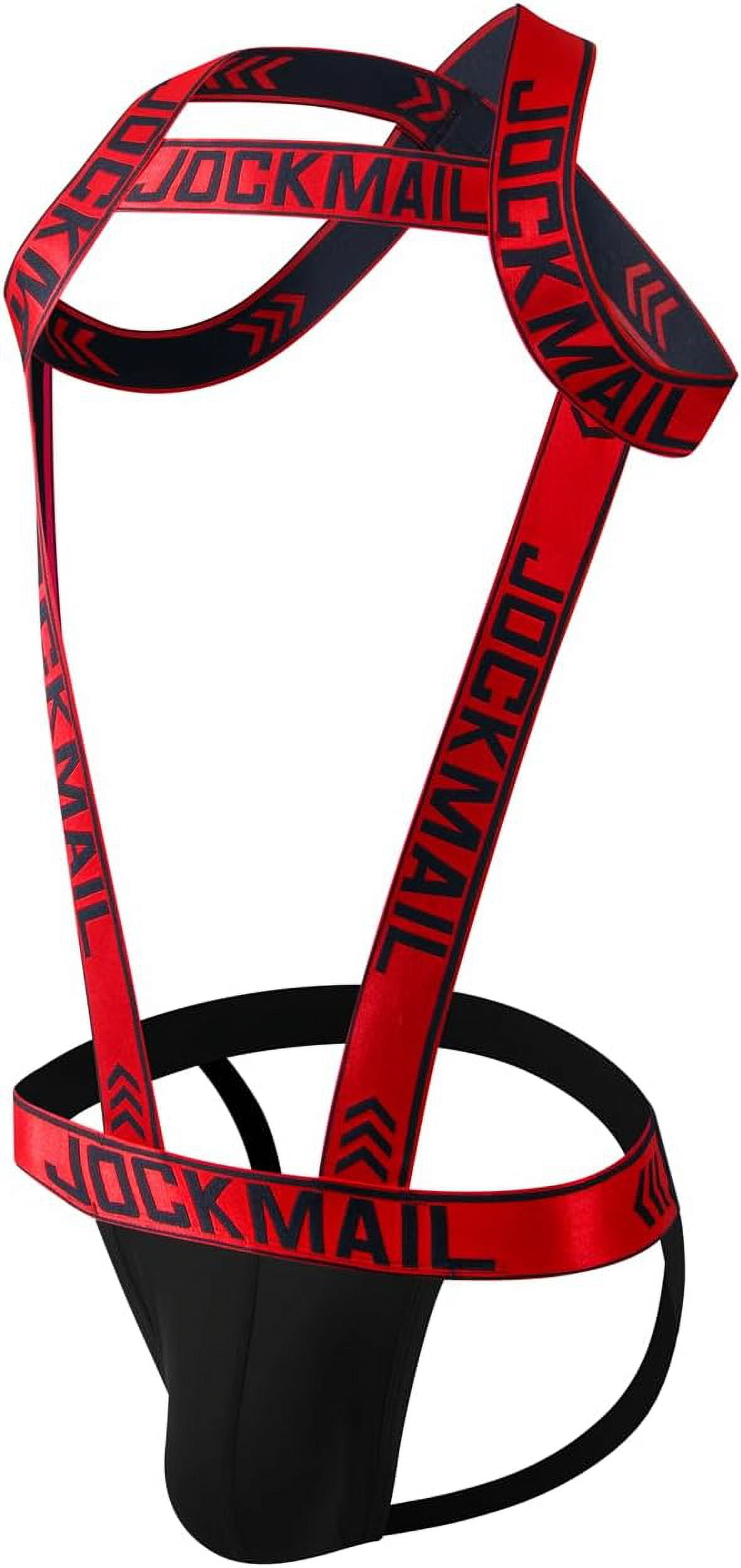JOCKMAIL Mens Harness Sport Shoulder Strap with Mens Jock Strap Fitness ...