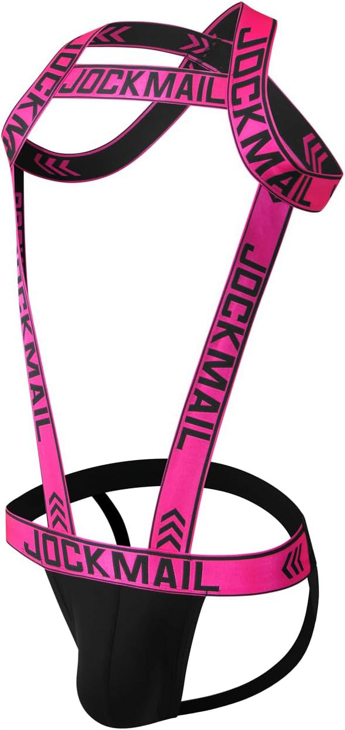 JOCKMAIL Mens Harness Sport Shoulder Strap with Mens Jock Strap Fitness ...