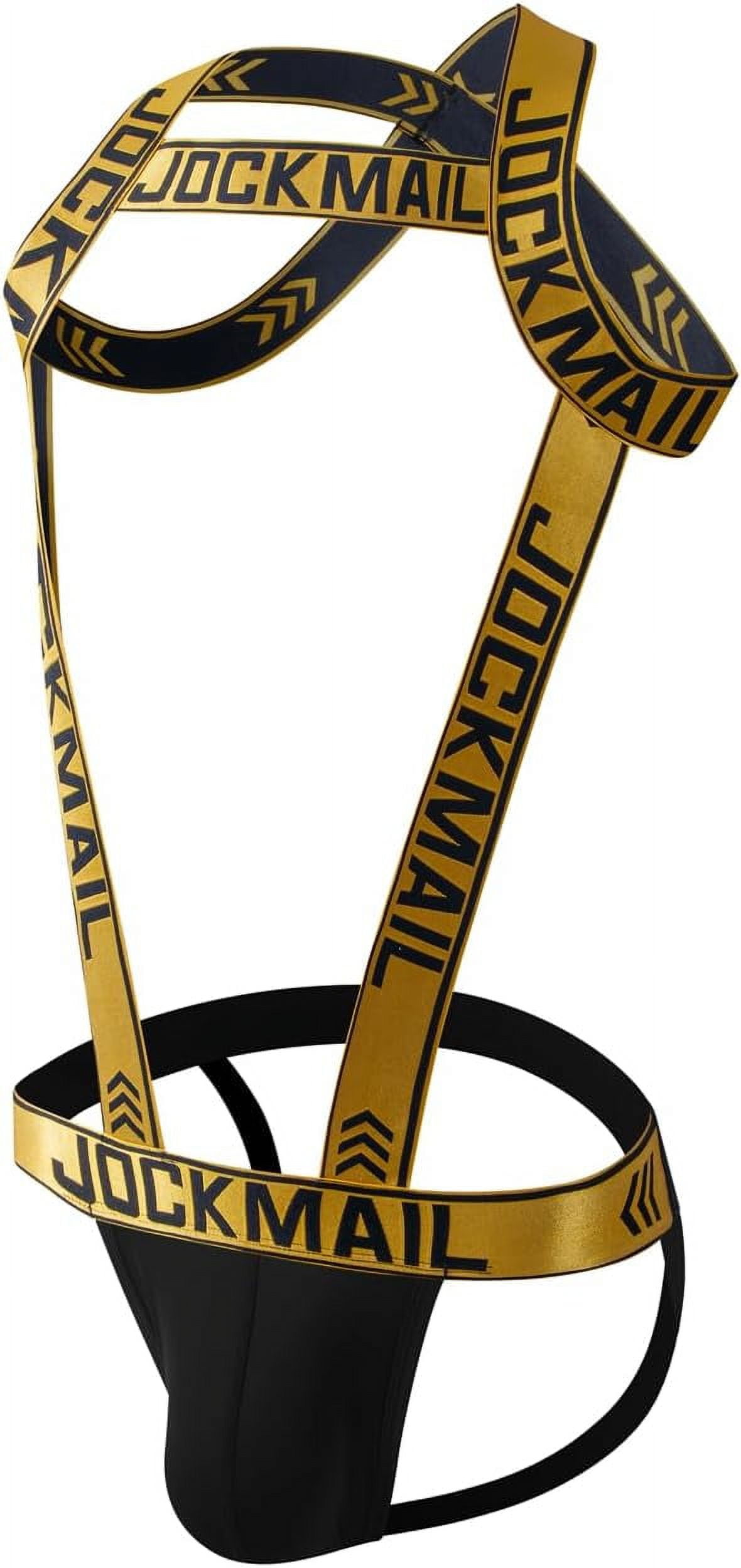 JOCKMAIL Mens Harness Sport Shoulder Strap with Mens Jock Strap Fitness ...