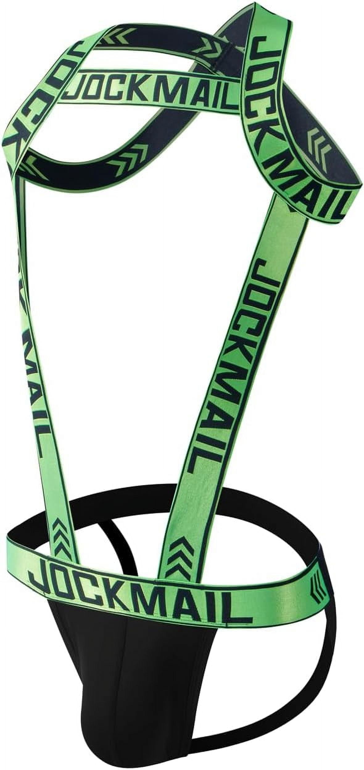 JOCKMAIL Mens Harness Sport Shoulder Strap with Mens Jock Strap Fitness ...