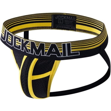 JOCKMAIL Mens Underwear JockStrap Stretch Mens Jock Strap G-string ...