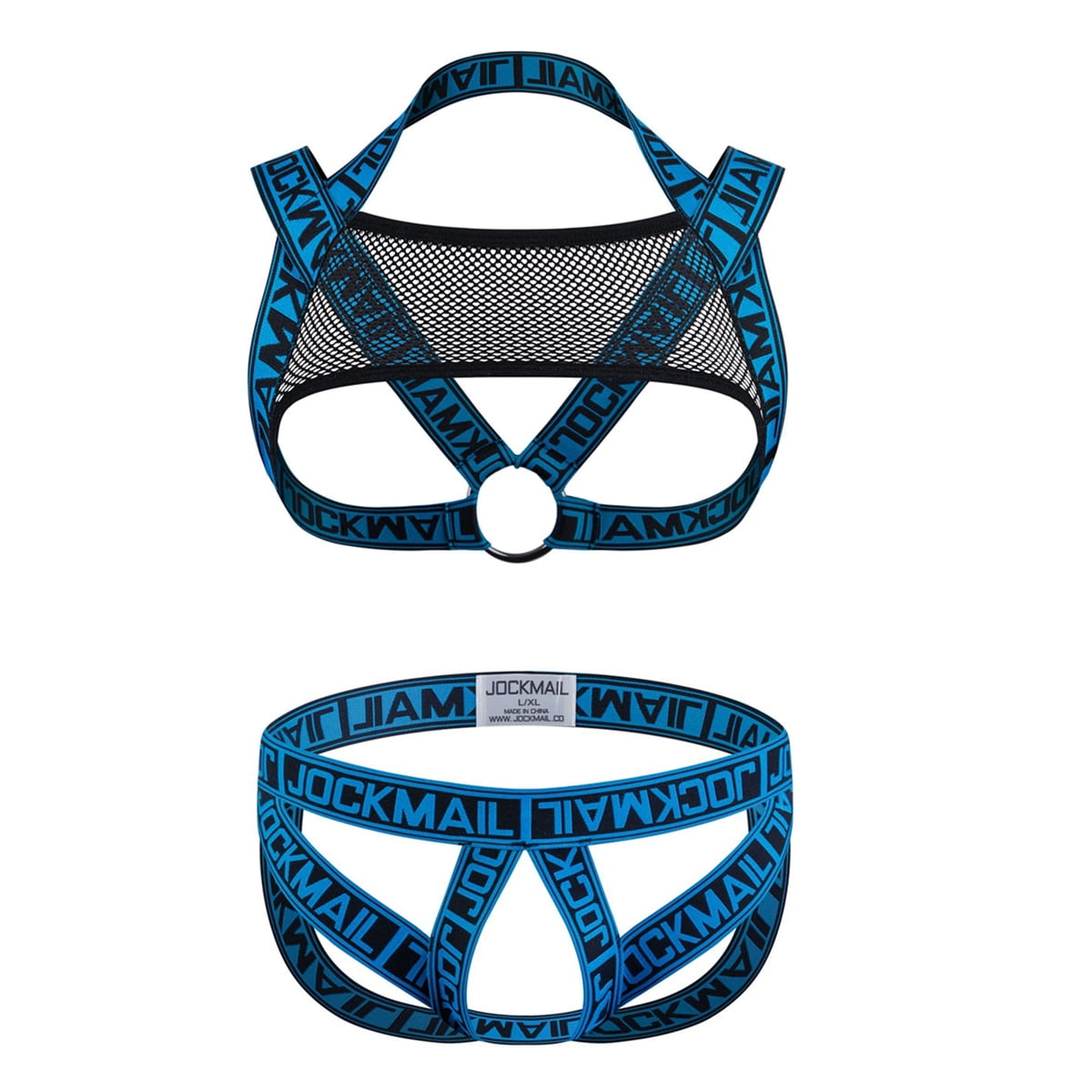 JOCKMAIL Mens Muscle Harness Shoulder Strap with Mens Jock Strap ...