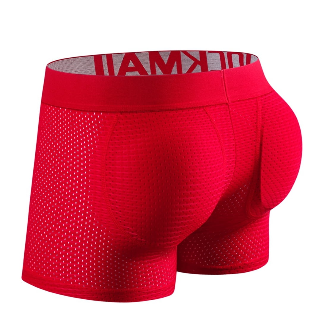 Jockmail Mens Padded Boxer Briefs, Breathable Mesh, Hips Enhancing ...