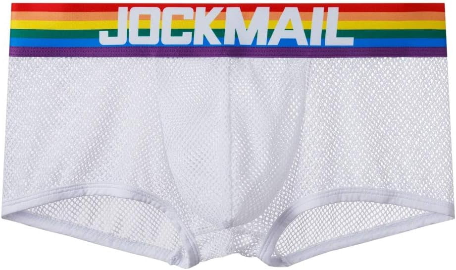 JOCKMAIL Mesh Underwear Boxer Men's Boxer Brief Underwear Male ...