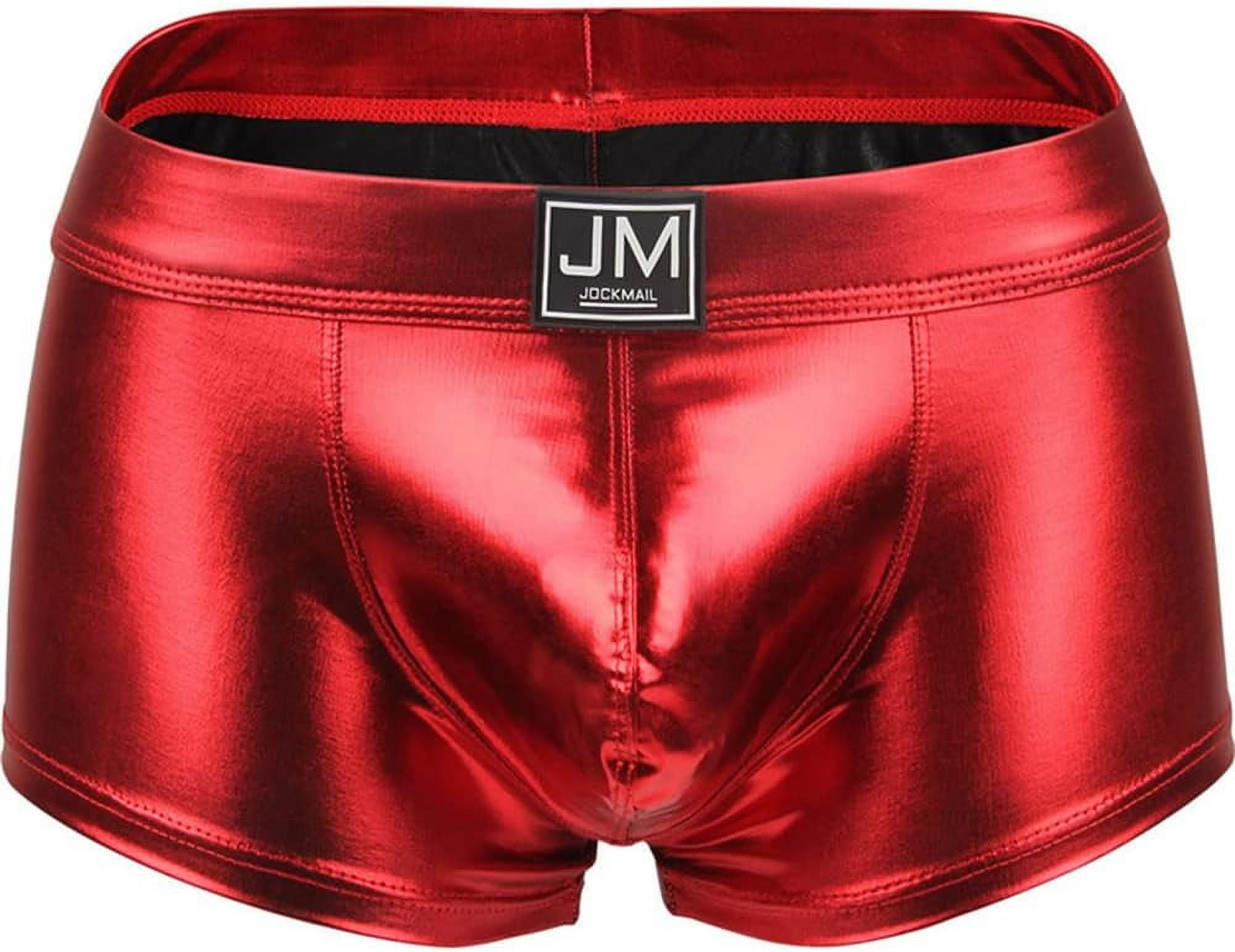 JOCKMAIL PU Men Boxer Men Underwear Pouch Boxer Men Underpant Men ...