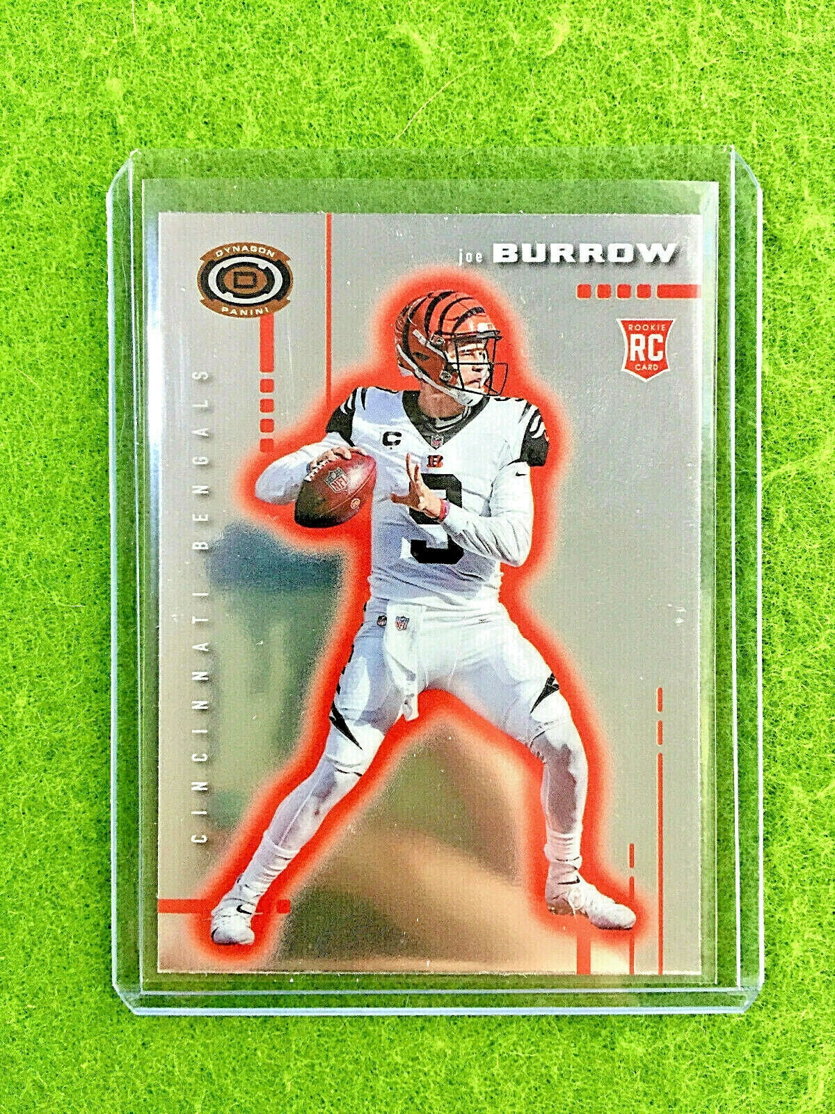 JOE BURROW BENGALS ROOKIE CARD LSU 2020 Panini Chronicles DYNAGON Joe ...