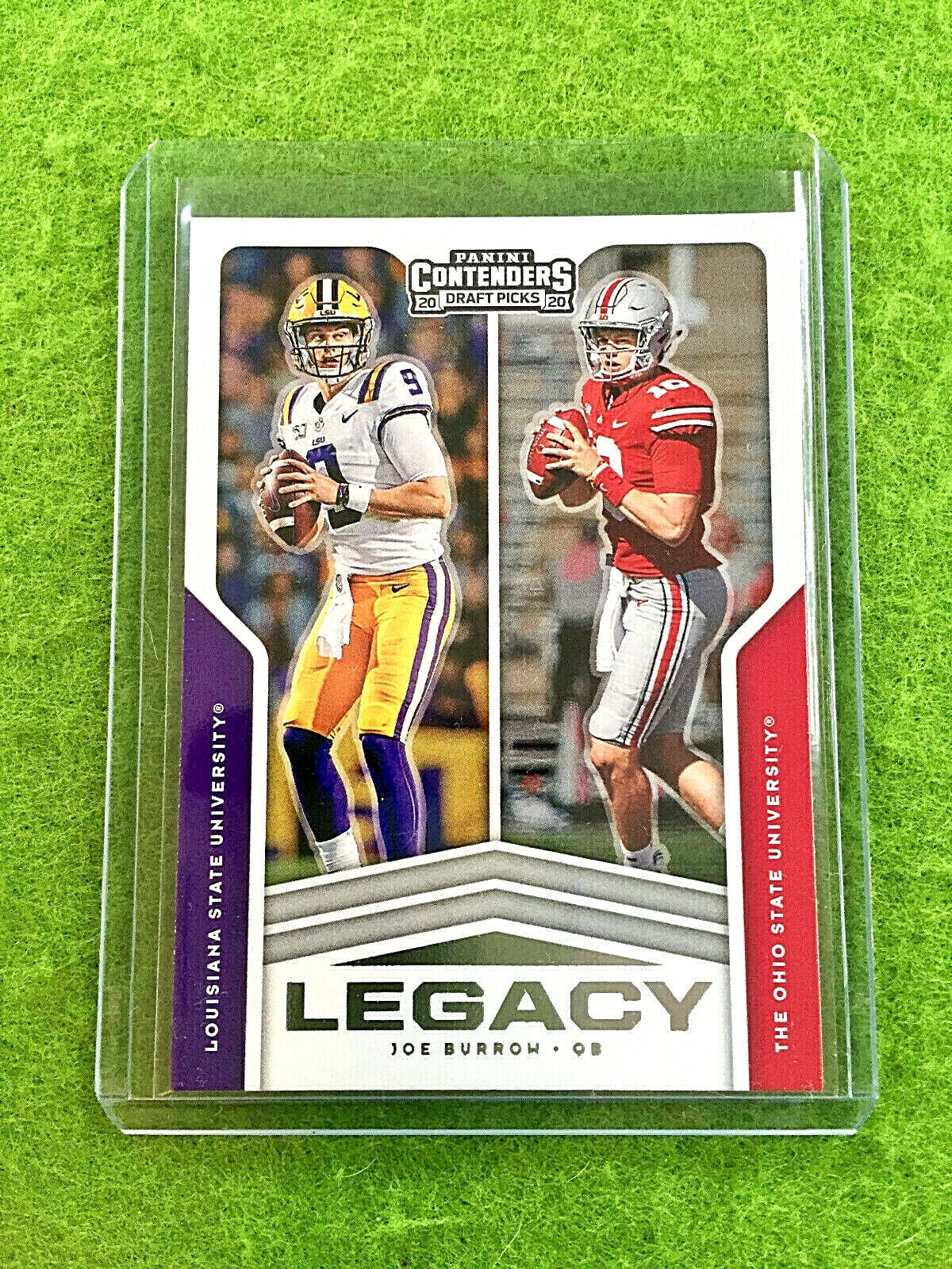 JOE BURROW LEGACY ROOKIE CARD LSU OHIO STATE 2020 Contenders BENGALS ...