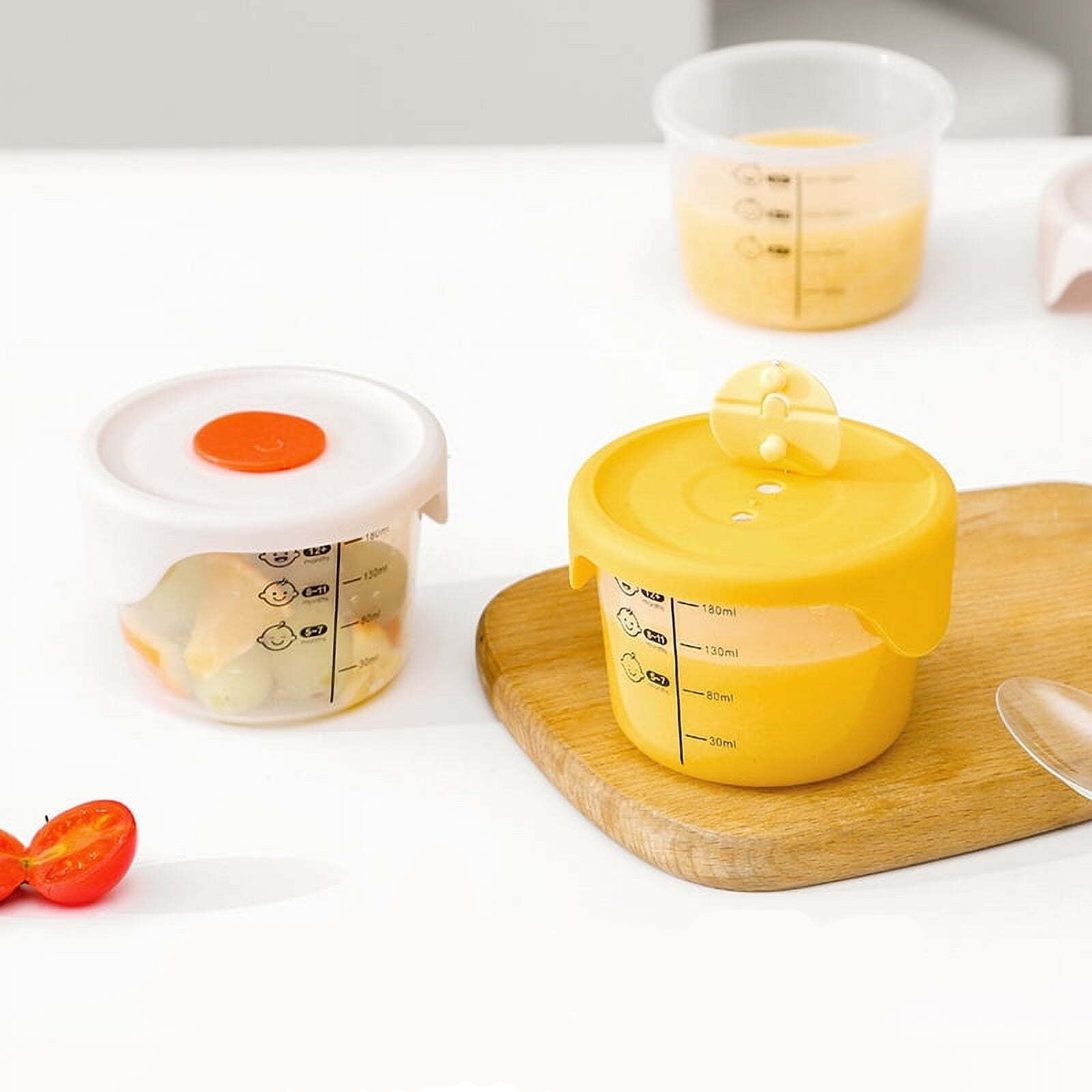 JOELY 2 PCS Baby Food Containers Food-grade Complementary Food Box Leak ...