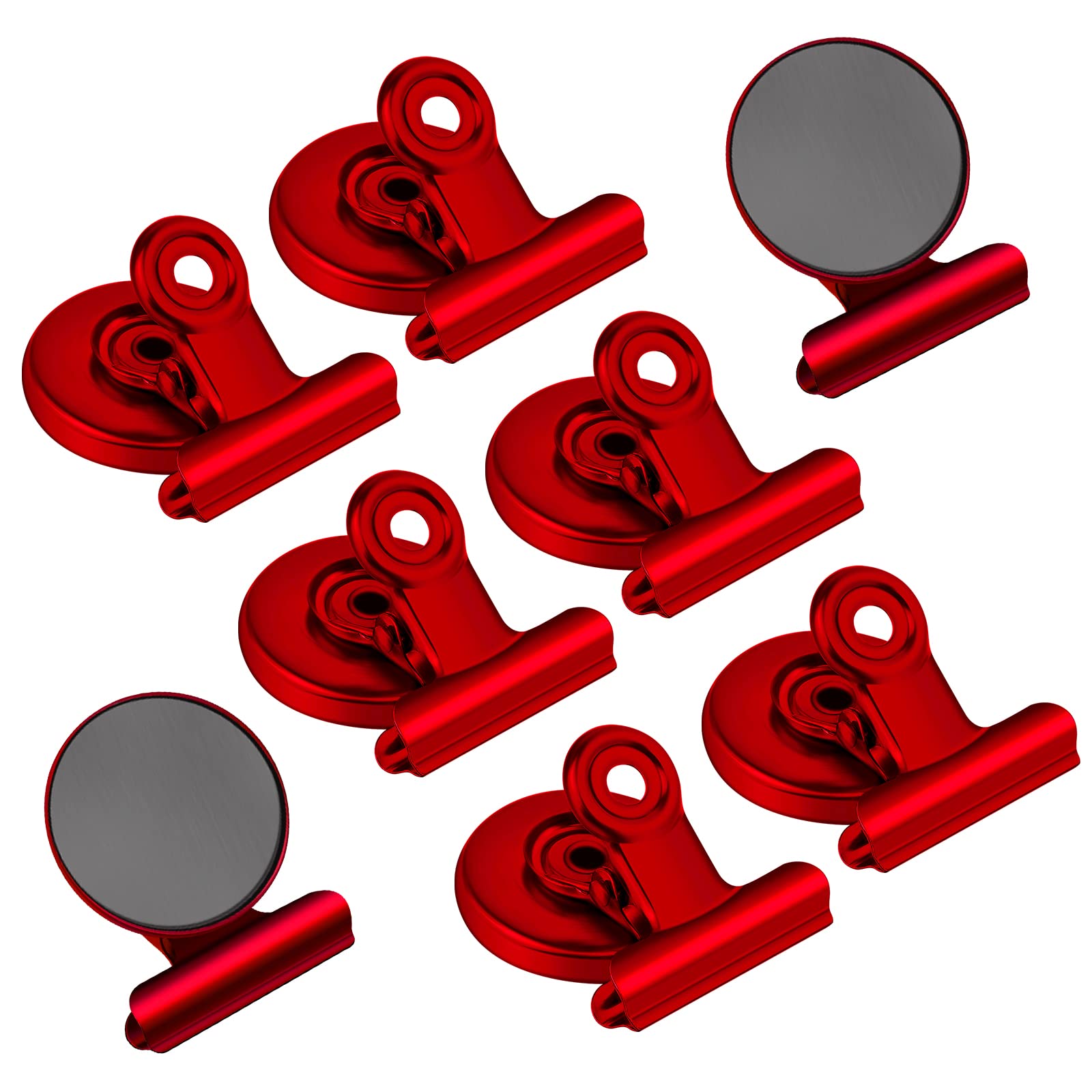 JOELY 8 Pack Strong Magnet Clips for Fridge, Refrigerator, Classroom ...