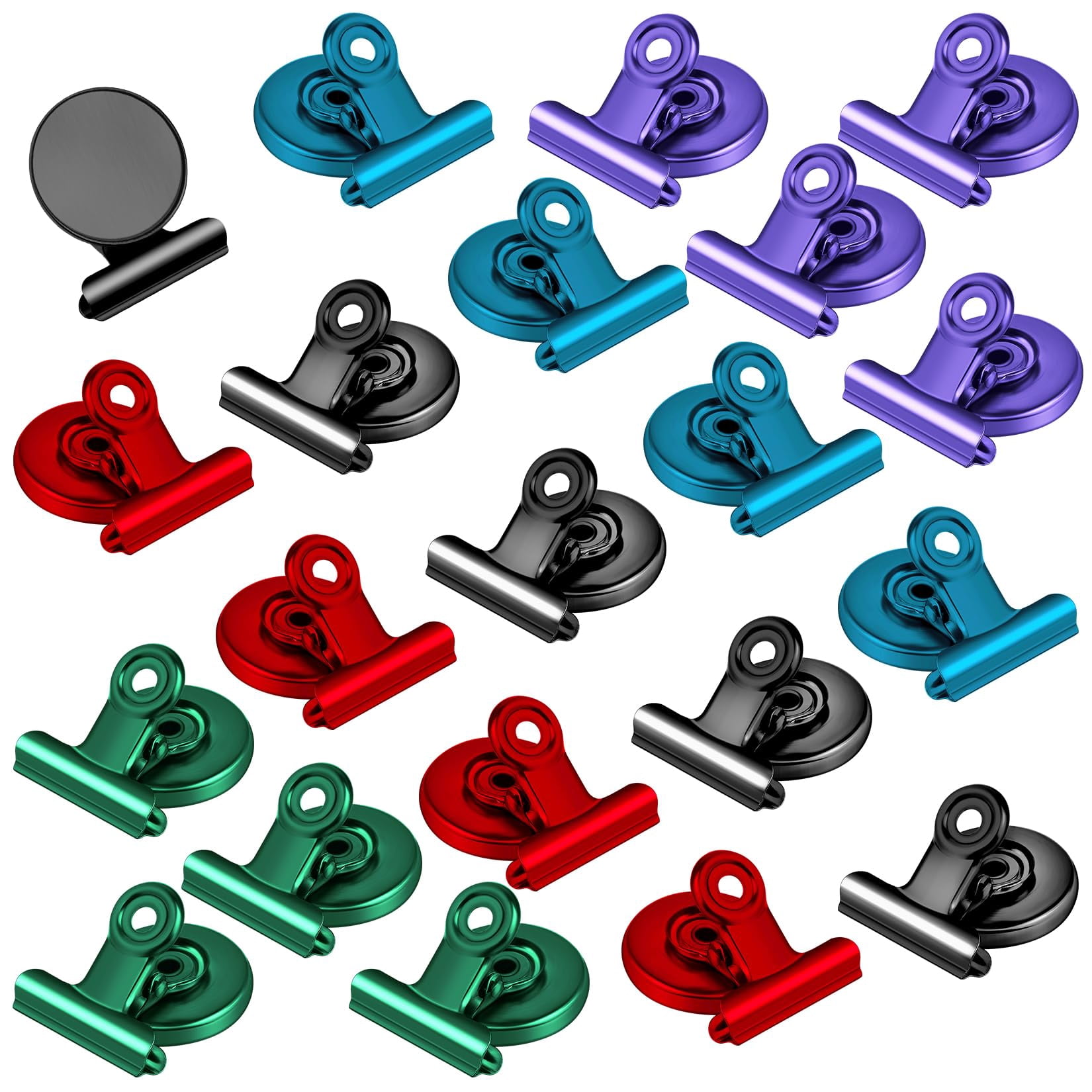 JOELY 8 Pack Strong Magnet Clips for Fridge, Refrigerator, Classroom ...