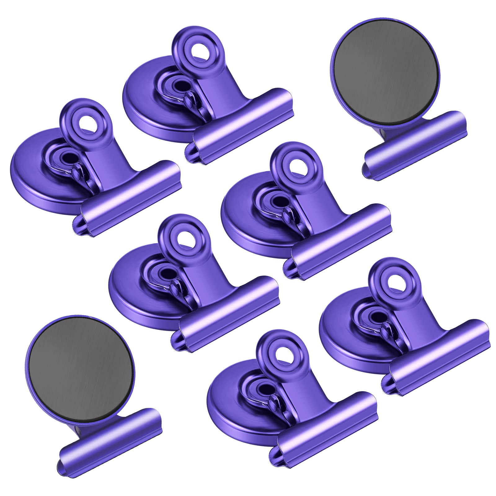 JOELY 8 Pack Strong Magnet Clips for Fridge, Refrigerator, Classroom ...