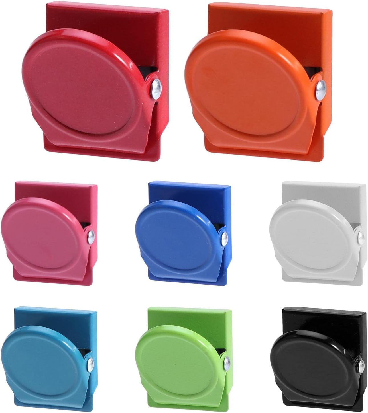 JOELY 8pcs Fridge Magnetic Clips, Heavy Duty Fridge Magnets Clips Mini ...