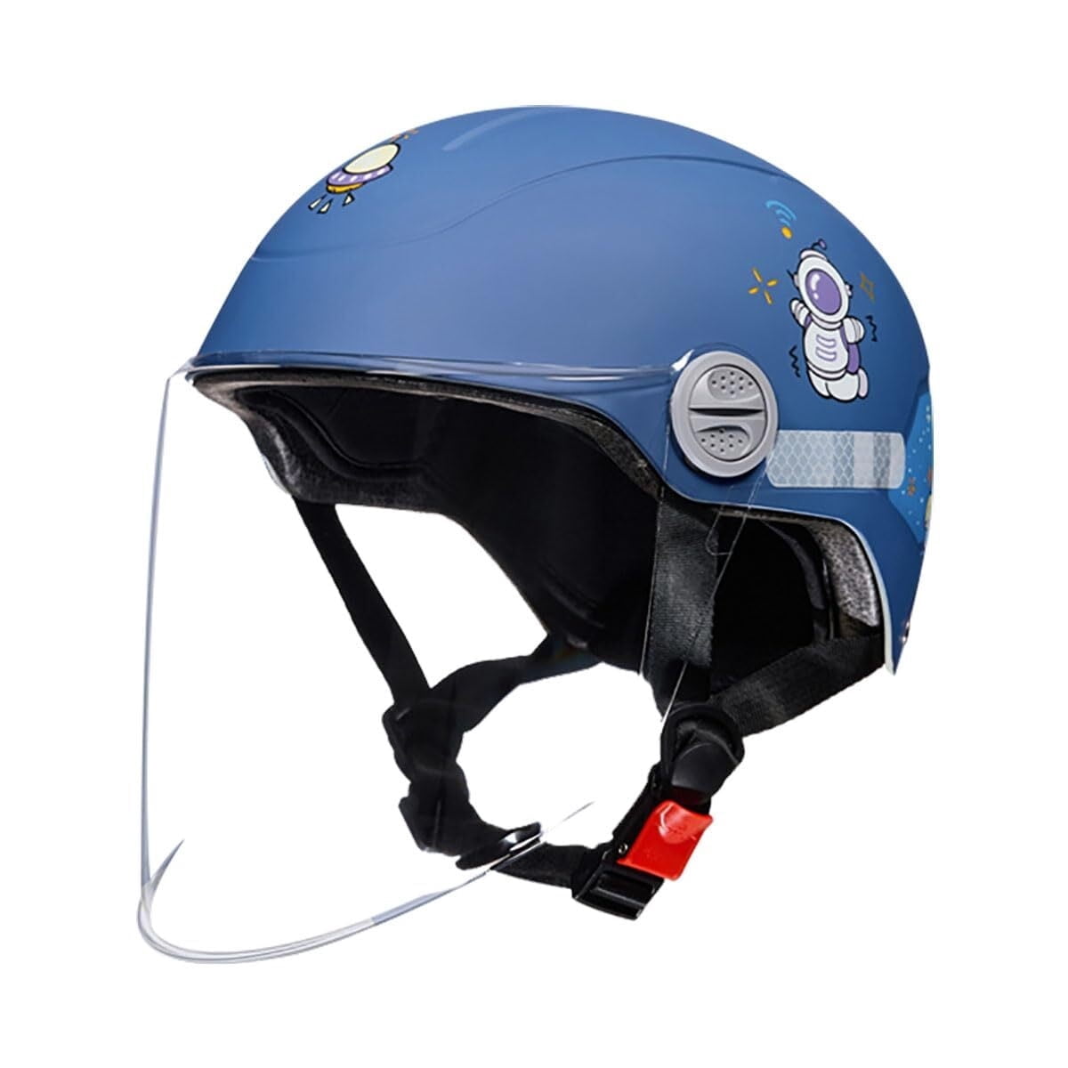 JOELY Children Four Seasons Cute Motorcycle Half Helmet with Sun Visor ...