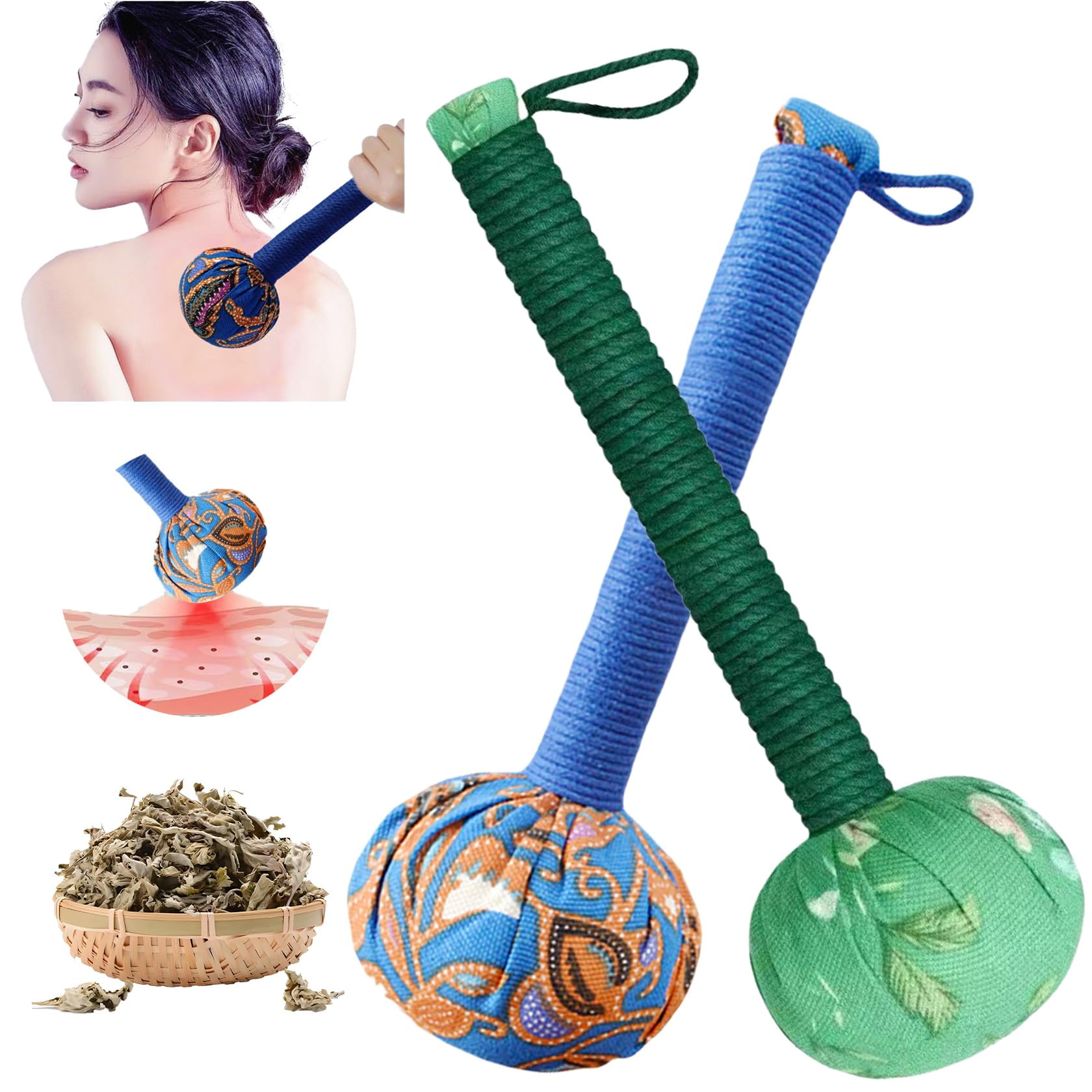 JOELY Manual Hammer Massager,Whole Body Massage Hammer,Back Pain ...