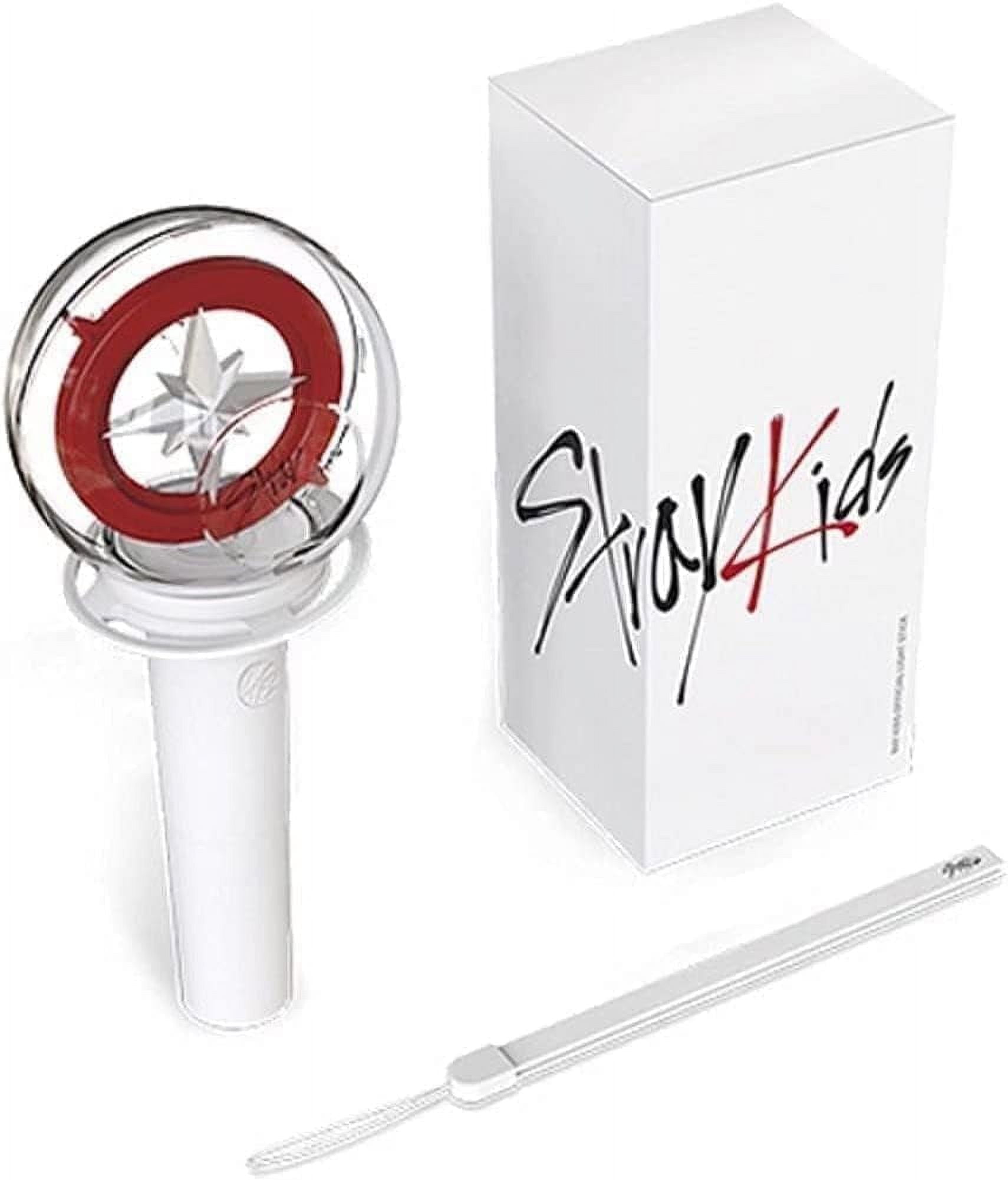 JOELY Stray Kids Lightstick Ver 1.0, Official Light Sticks with Bracelet and Photocards (White ...