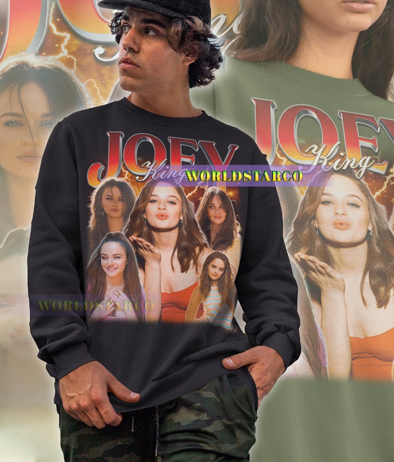 JOEY KING Sweatshirt, Joey King Homage Sweatshirtter, Joey King Fan ...