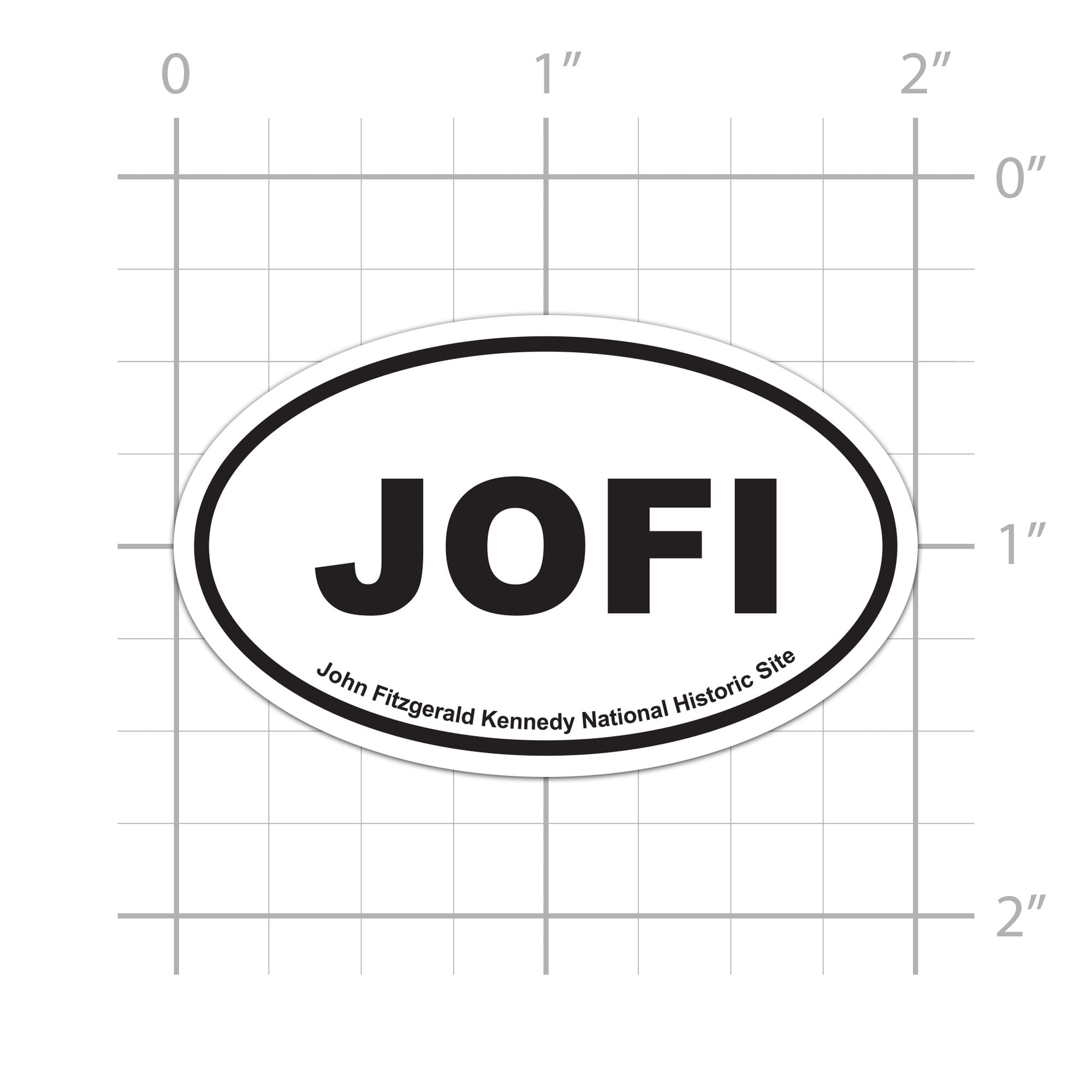 JOFI John Fitzgerald Kennedy National Historic Site Sticker for water ...