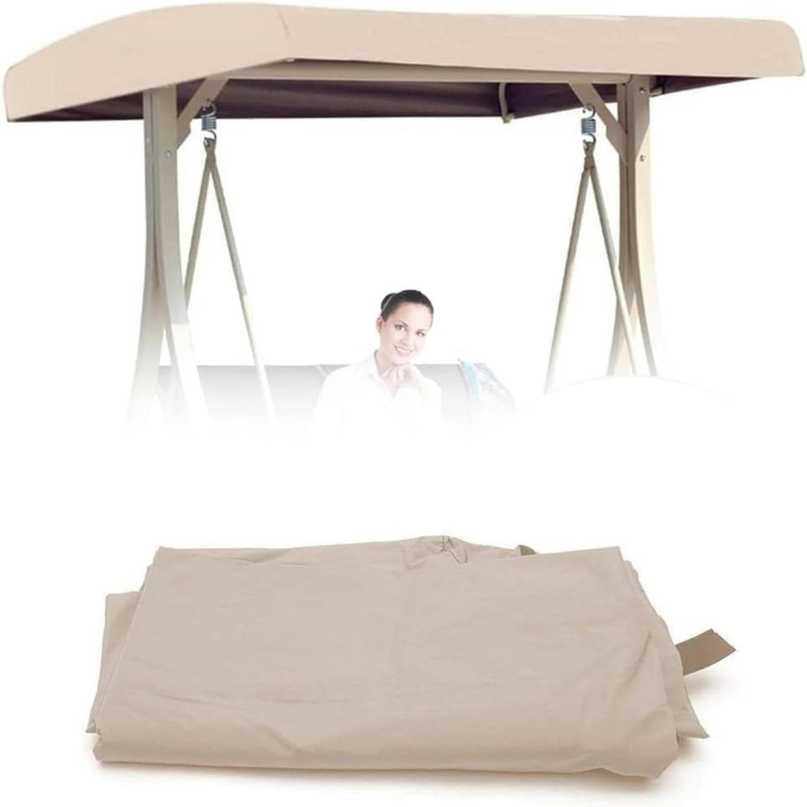 JOFOW 190T Cloth Patio Swing With 4 Reinforced Corner Pockets Outdoor ...