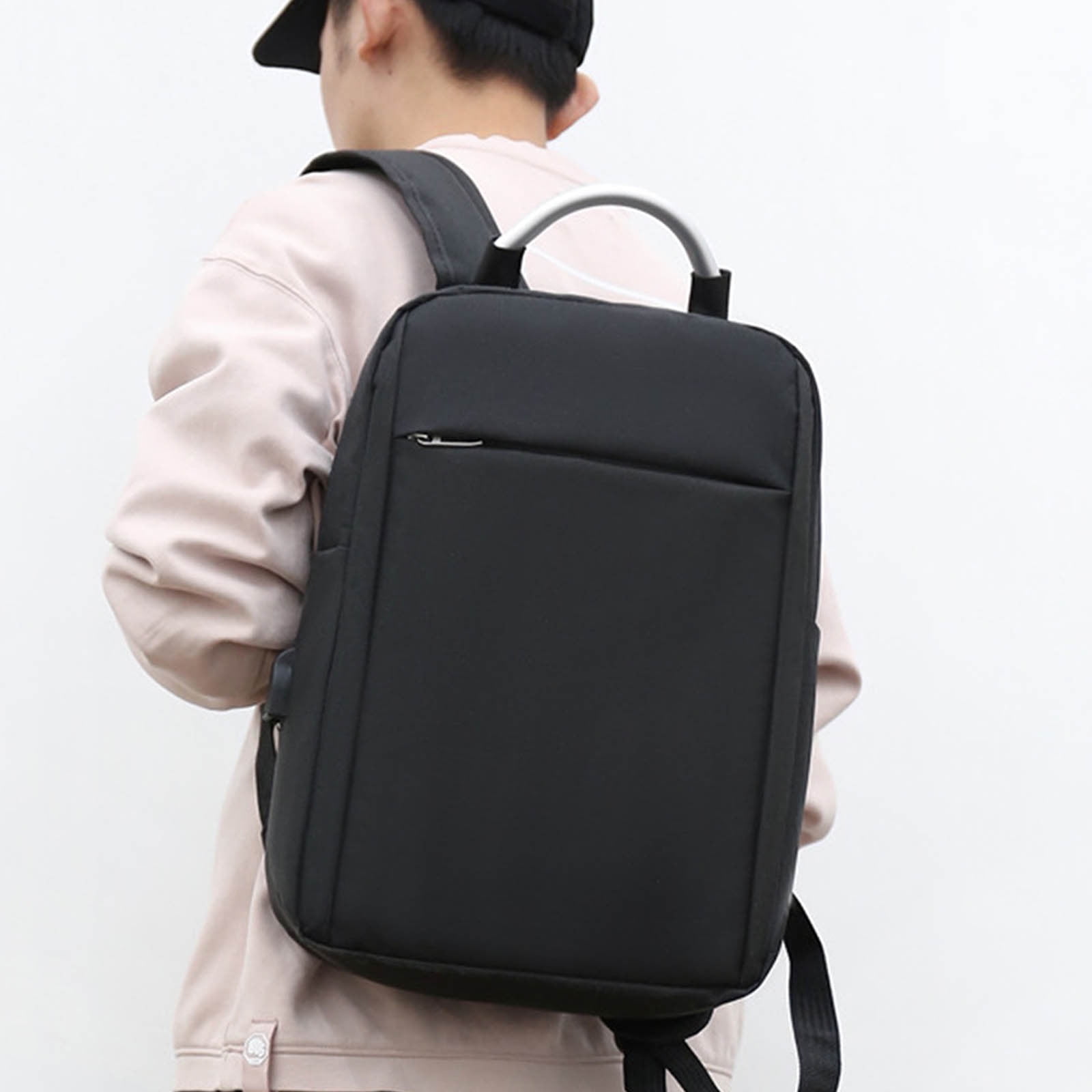 JOGZMZ 17 Inch USB Charging Laptop Backpack, Anti-Theft Waterproof ...