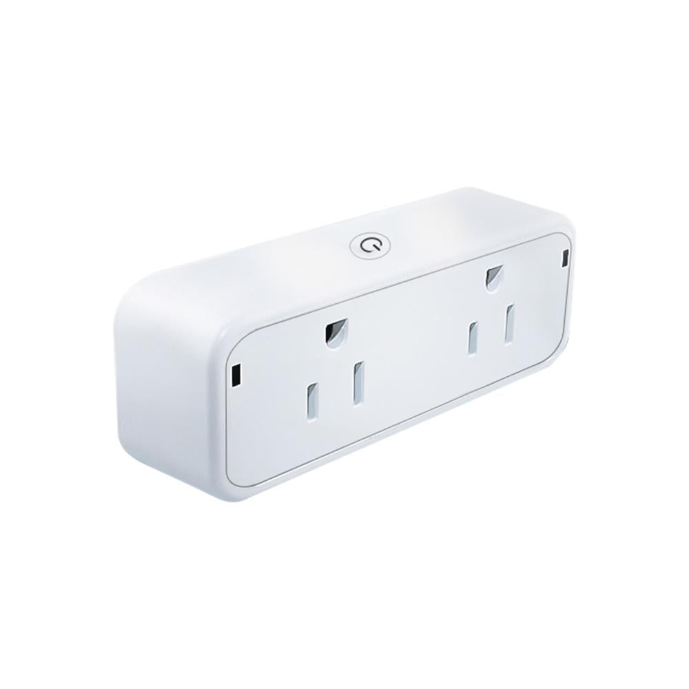 JOGZMZ 2 in 1 WiFi Smart Plug with Remote Control & Timer Function ...