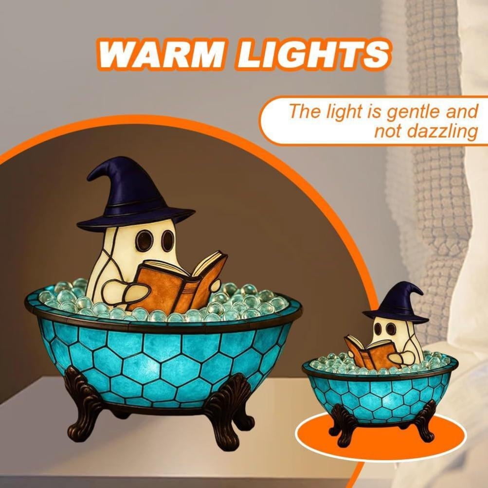 JOGZMZ Ghost Bath Night Light - Floating Mood Lamp with Color Changing ...