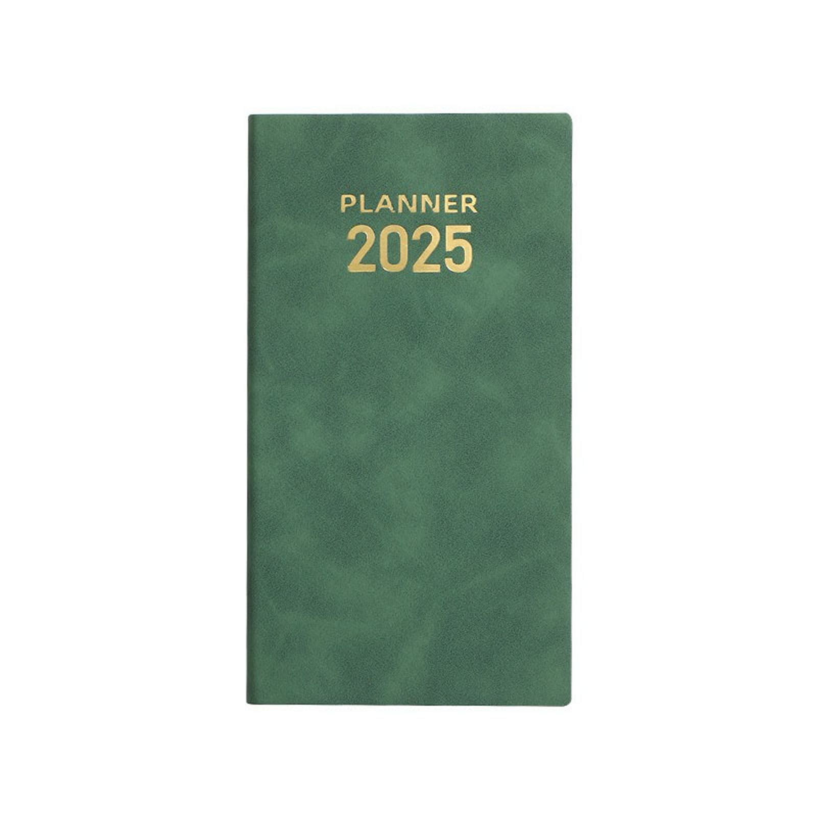 JOGZMZ 2025 Leather Planner Notebook 365-Day Daily Schedule Organizer ...