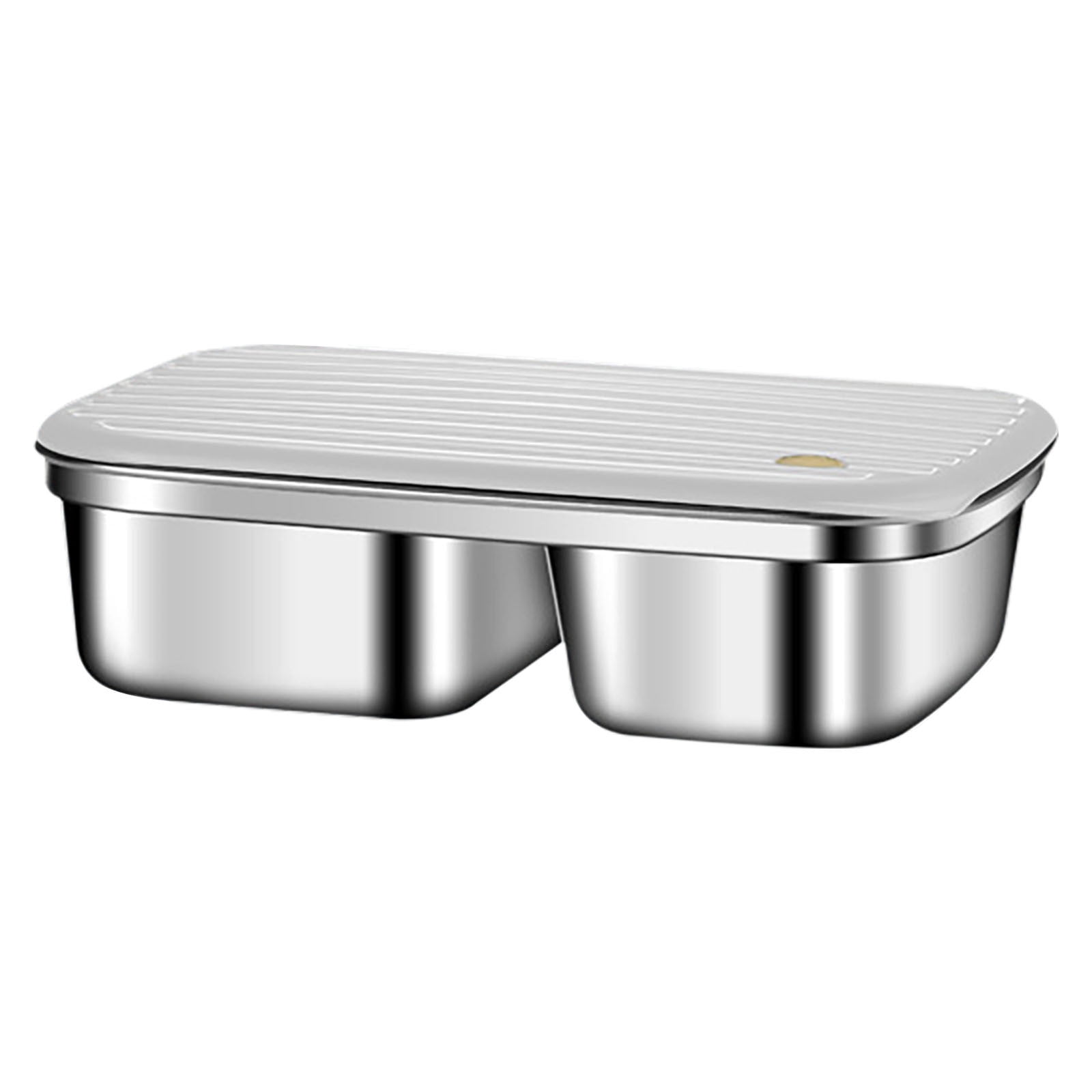 JOGZMZ 304 Stainless Steel Compartment Lunch Box - Sealed Insulated ...