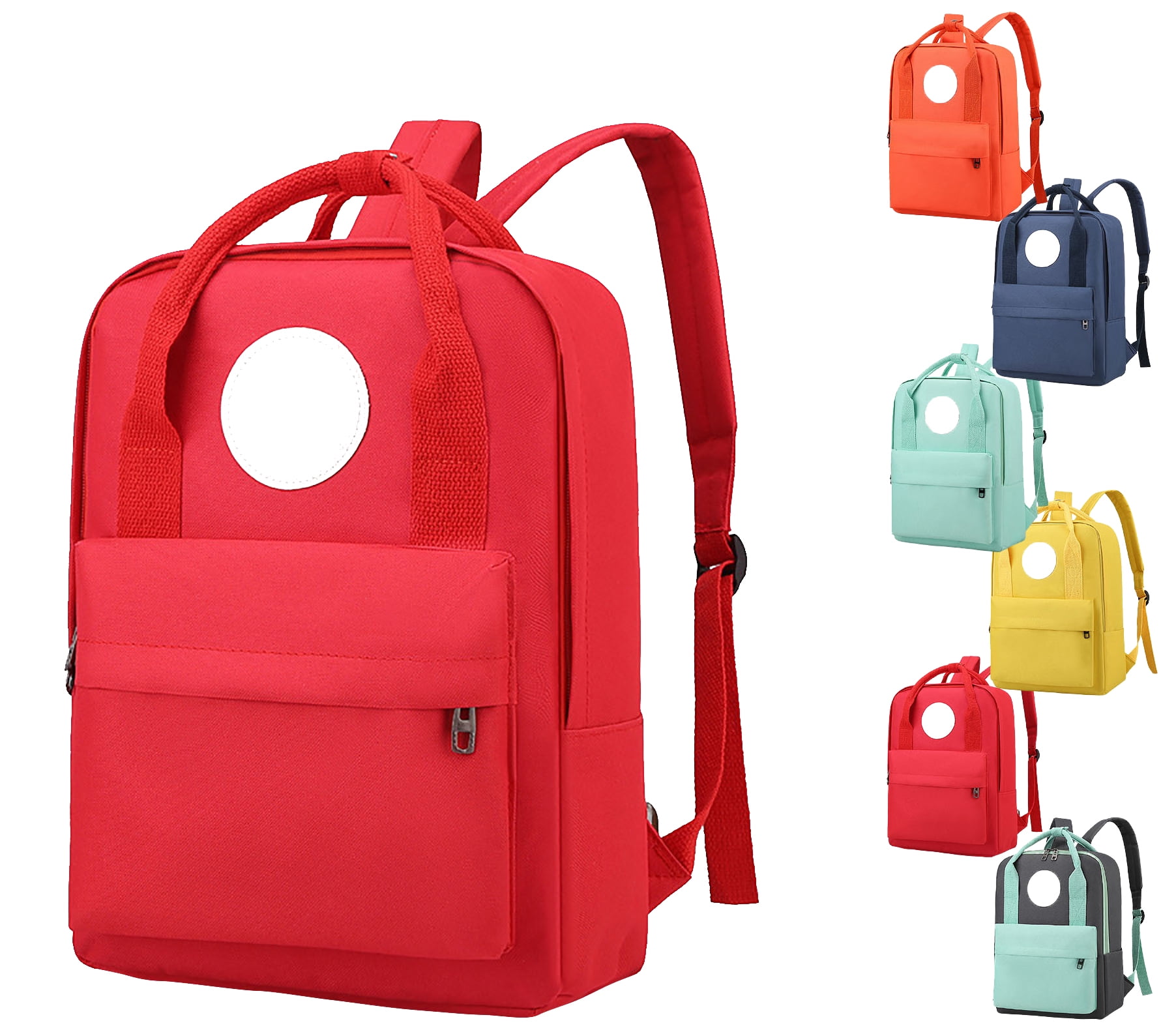 JOGZMZ 12.6" Mini Backpack, Lightweight Elementary Bag with Multiple ...