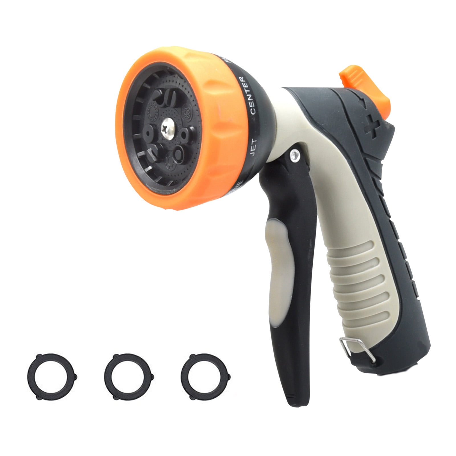 JOGZMZ Garden Hose Nozzle, Heavy Duty Hose Nozzle with Adjust Watering ...