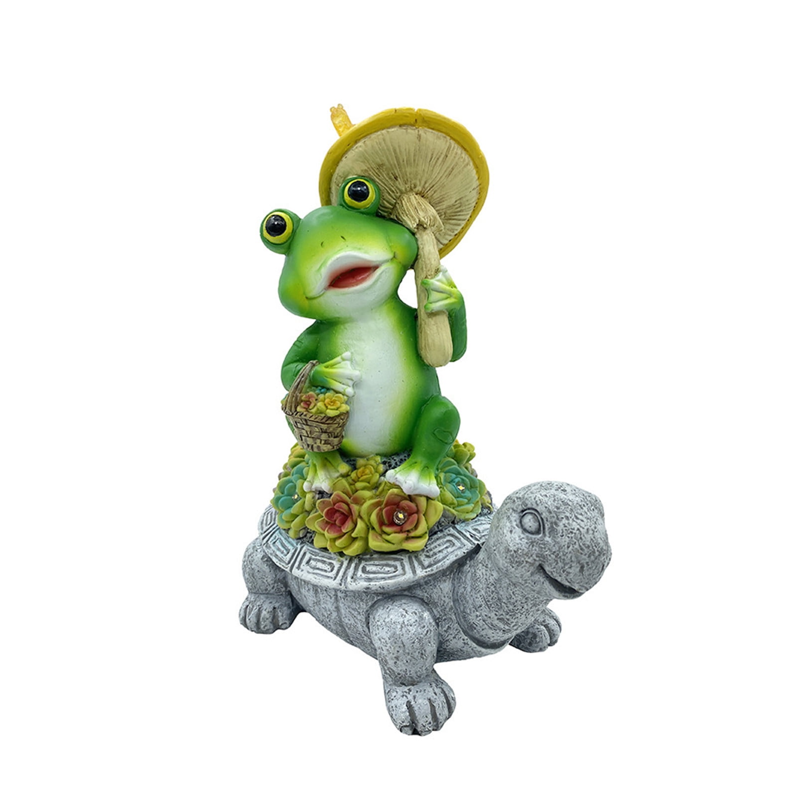 JOGZMZ Garden Statue Turtle And Frogs Gifts for Women Solar Garden ...