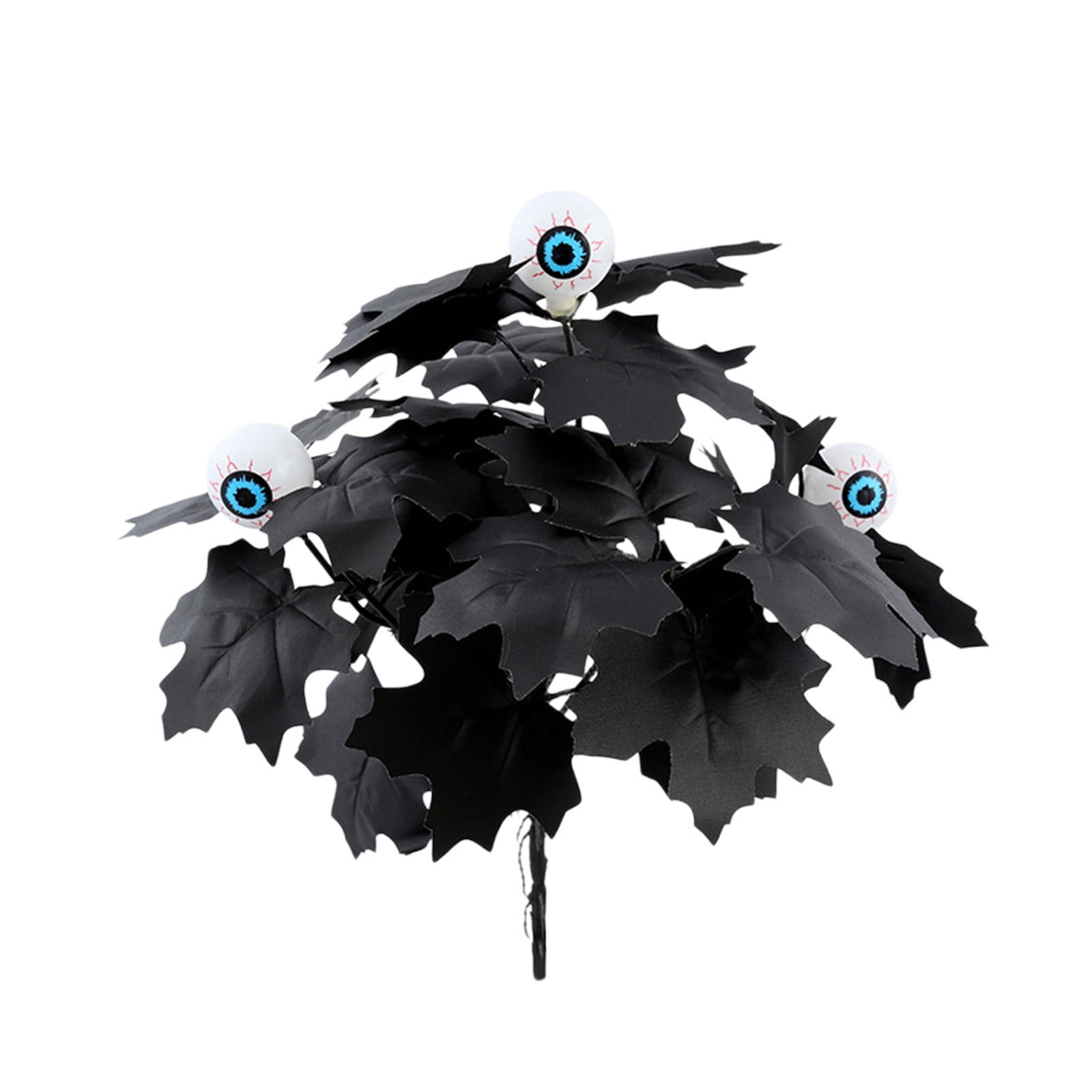 JOGZMZ Halloween Decorations with Pumpkin - 11.8 Inch Faux Maple Leaf ...