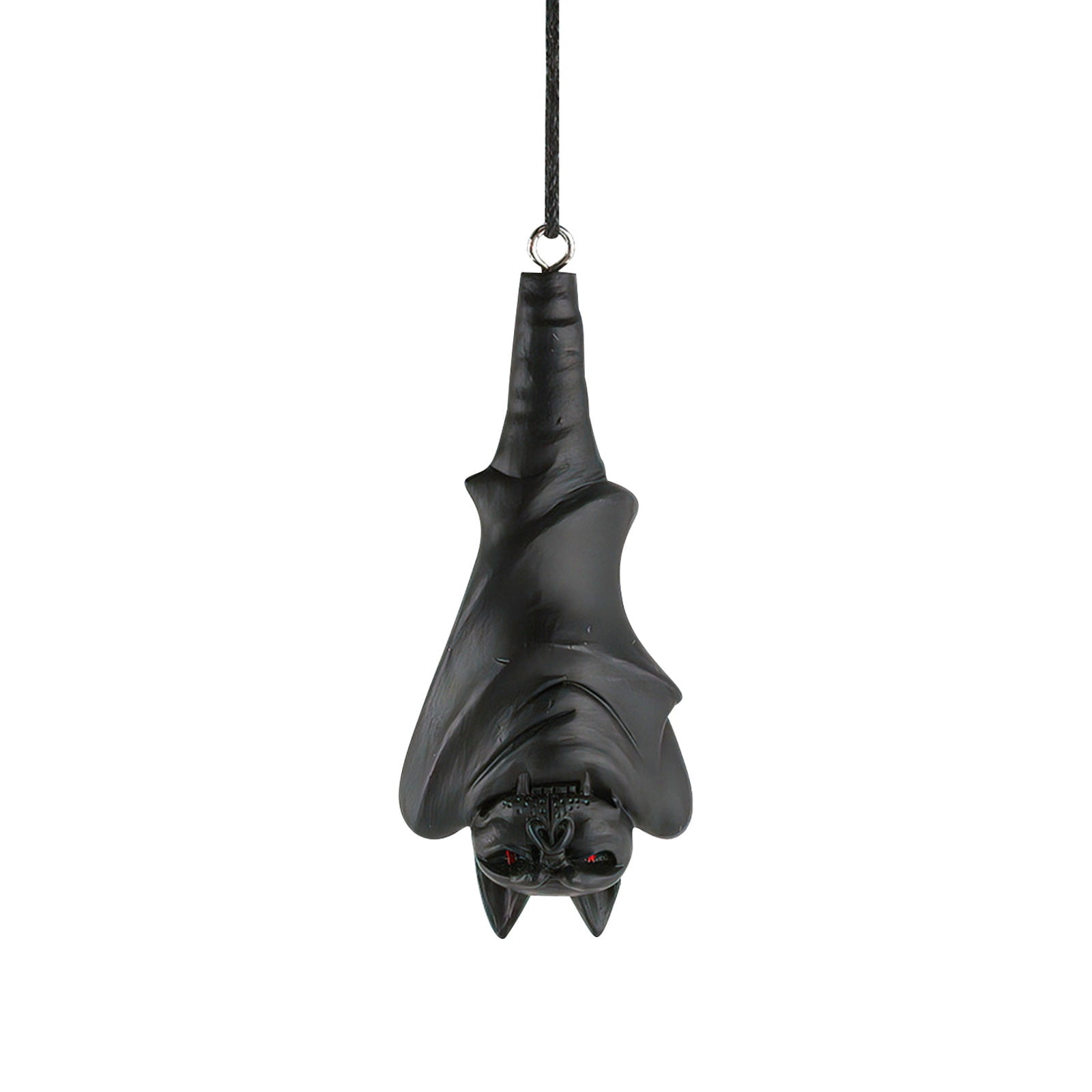 JOGZMZ Halloween Hanging Bat Decor - Realistic Resin Upside Down Bats ...
