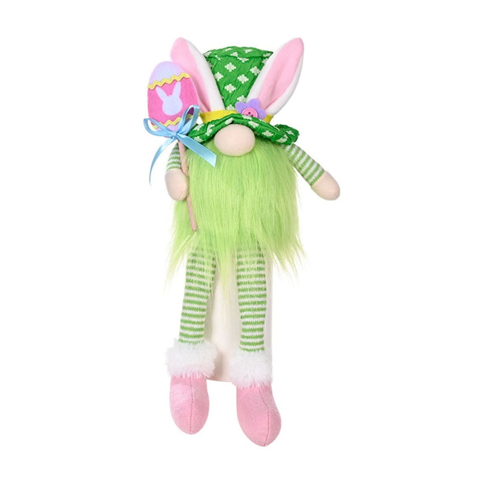 JOGZMZ Long Leg Faceless Easter Doll - 6.7" Handmade Cloth Bunny Decor ...