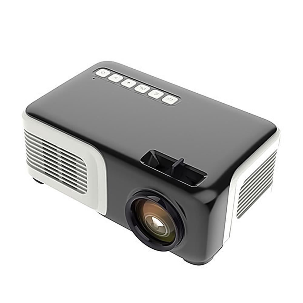 JOGZMZ New HD Projector Home Bedroom Home Projector Small Portable ...
