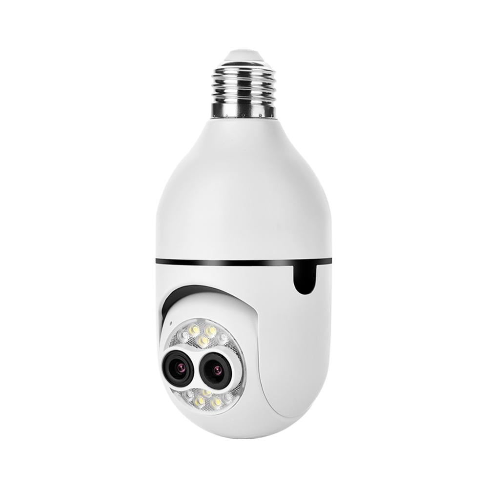 JOGZMZ Wireless WiFi Bluetooth Connection Bulb Camera, 4MP HD Indoor ...