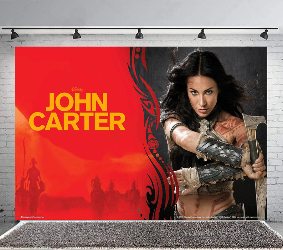 JOHN CARTER Backdrop Banner Party Supplies Poster Movie Theme ...