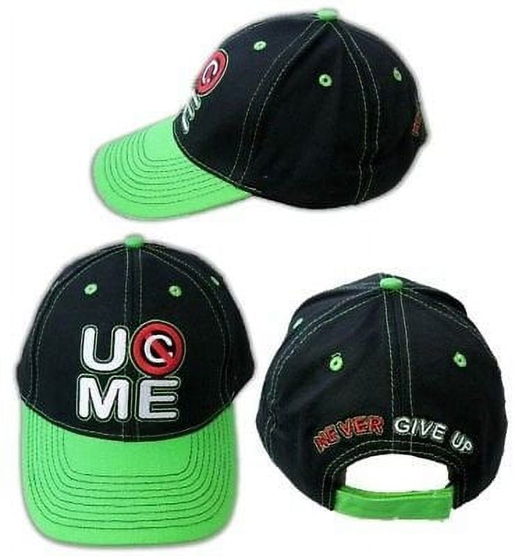 JOHN CENA Neon Green Never Give Up Baseball Cap Hat - Walmart.com