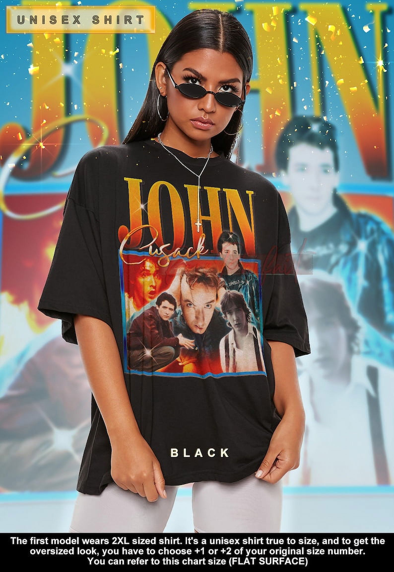 JOHN CUSACK Vintage T-shirt - John Cusack Bootleg Tees - Walmart.com