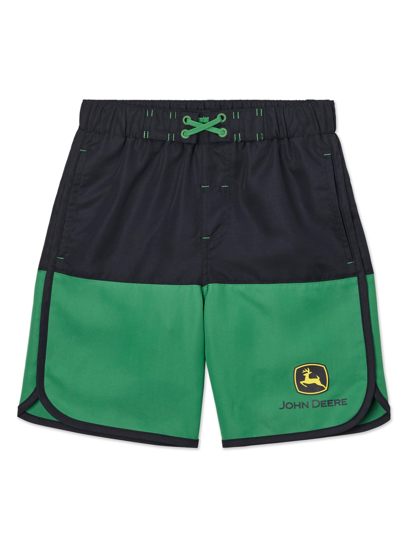 John Deere Boys Colorblock Boardshort Swim Trunk - Walmart.com