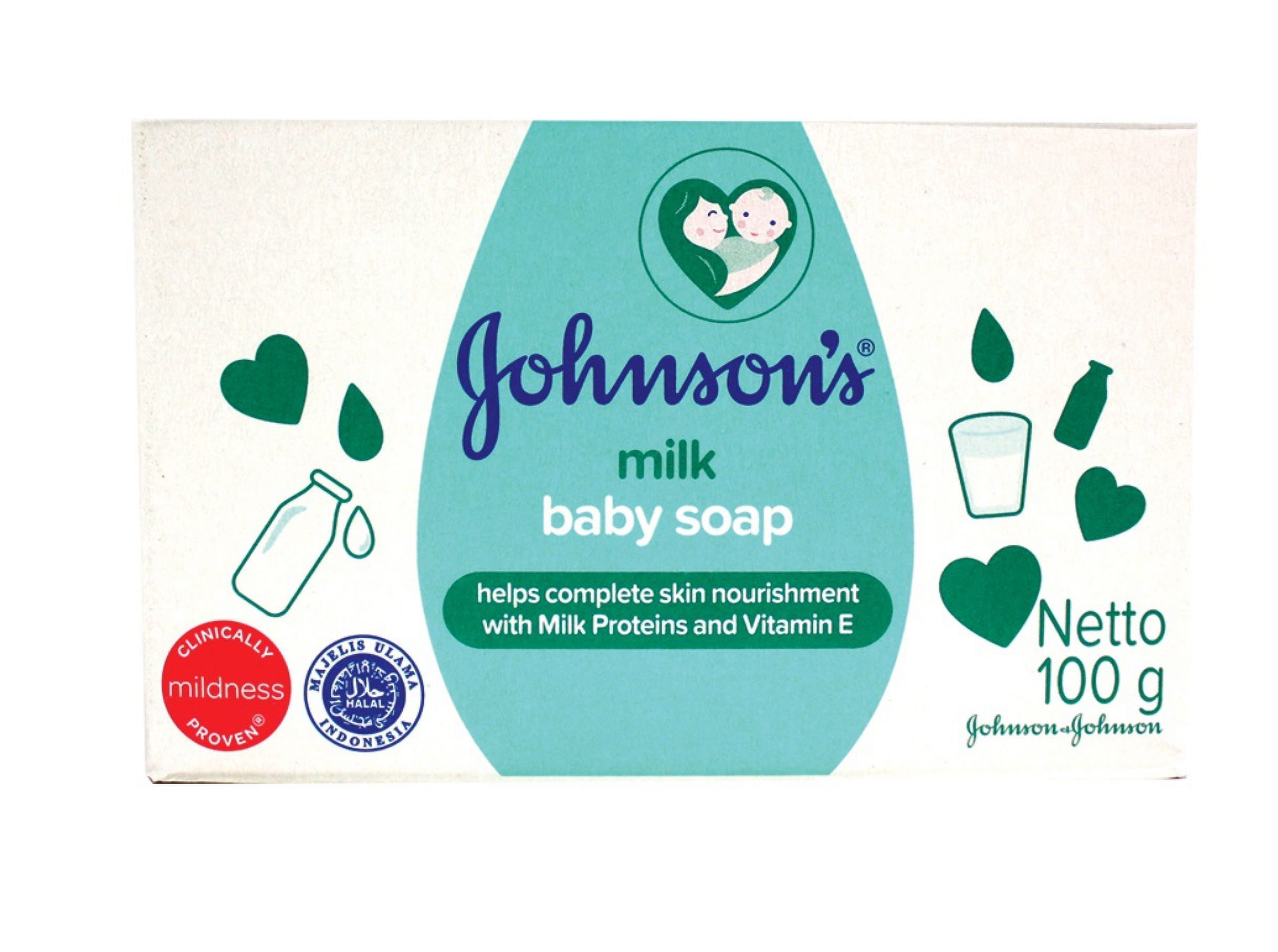 JOHNSON'S BABY SOAP 100 G REGULAR 12Pack - Milk - Walmart.com