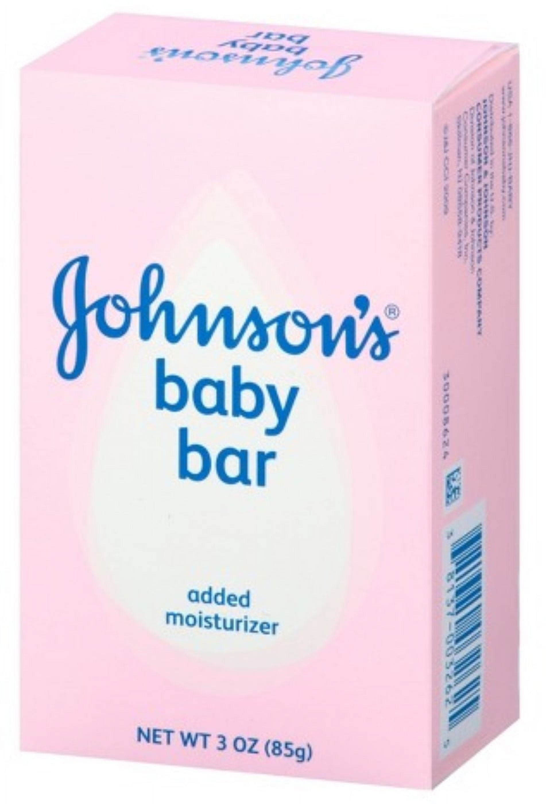 Johnson's Baby Bar 3 oz with Moisturizer, Pack of 4 - Walmart.com