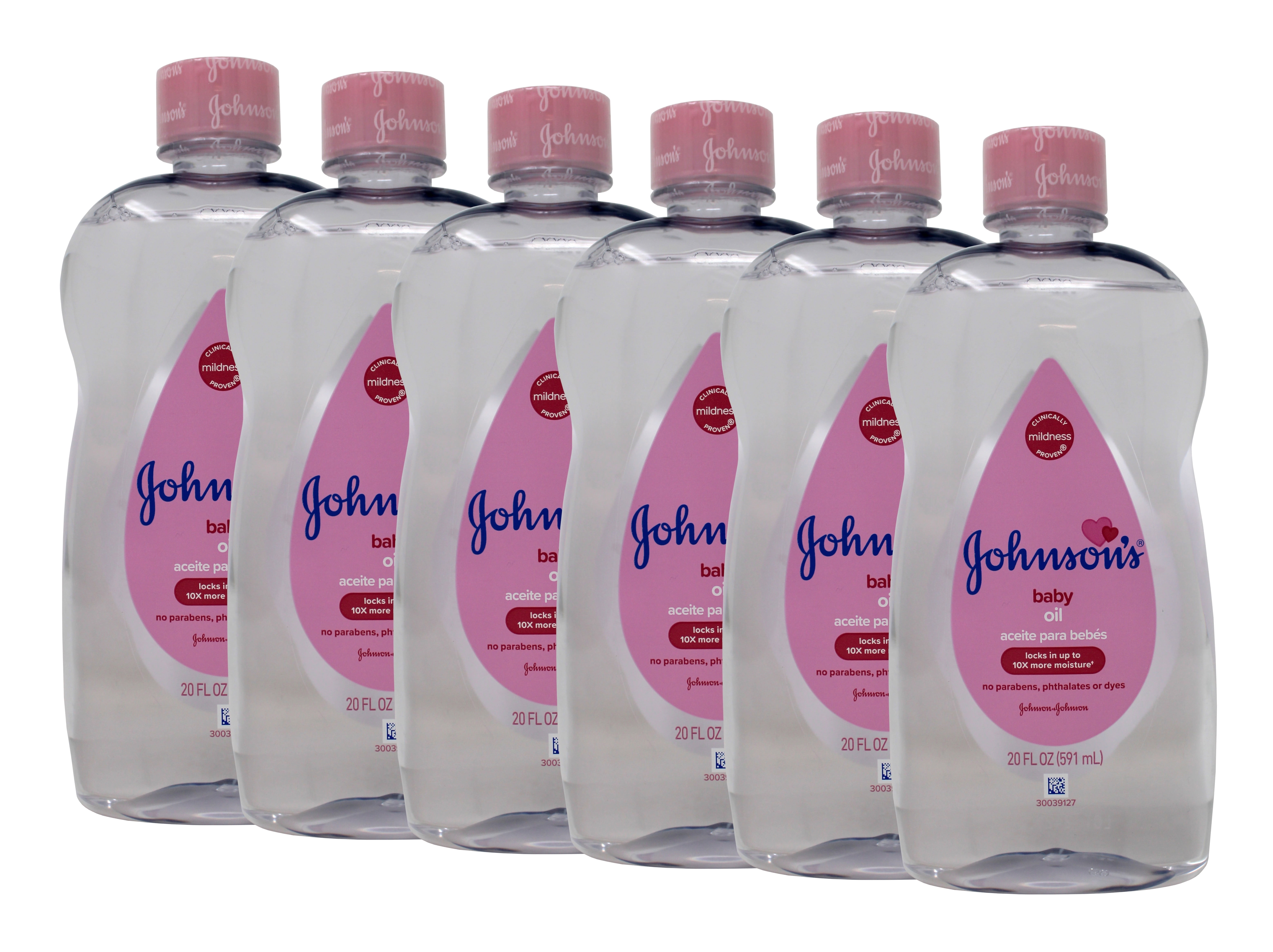 JOHNSON'S Baby Oil 20 oz (Pack of 6) - Walmart.com