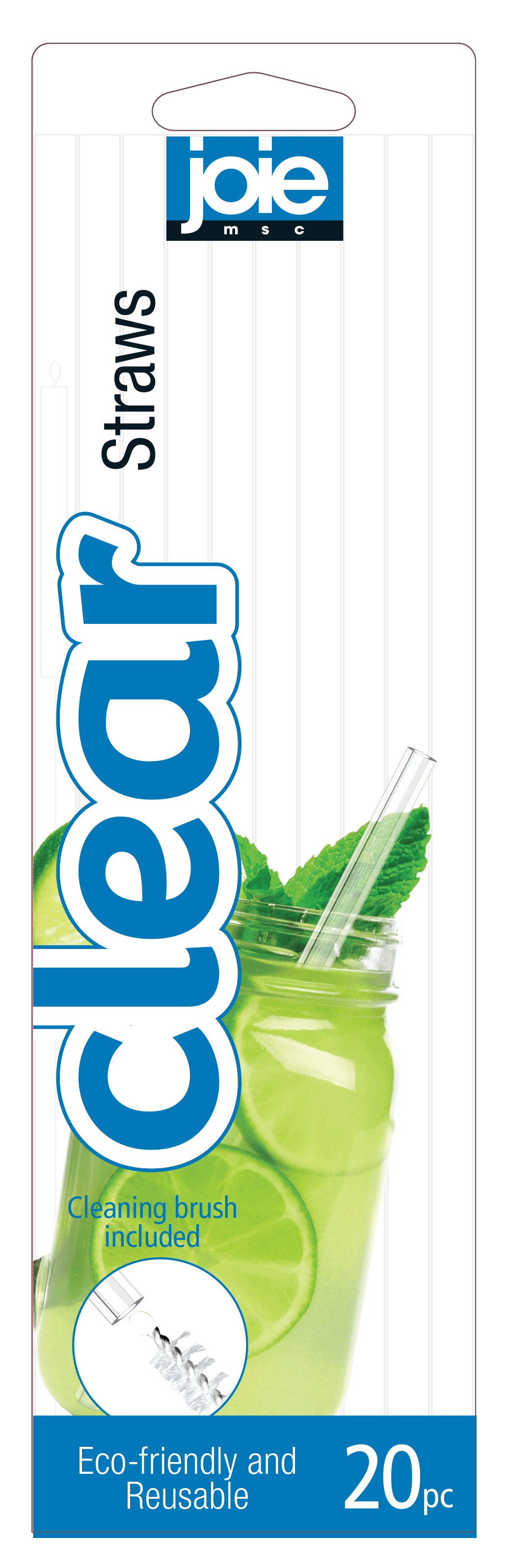 JOIE Clear Drinking Straws 20pk - Walmart.com