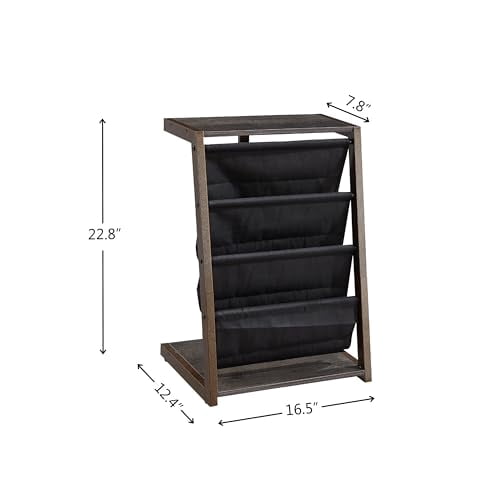 JOIN IRON Newspaper Rack, Storage Bookshelf, Detachable brochure ...