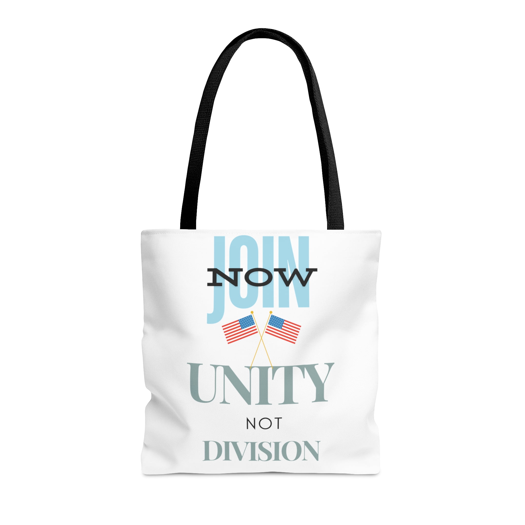 JOIN NOW UNITY NOT DIVISION Political Tote Bag (AOP) Shopping Shoulder ...
