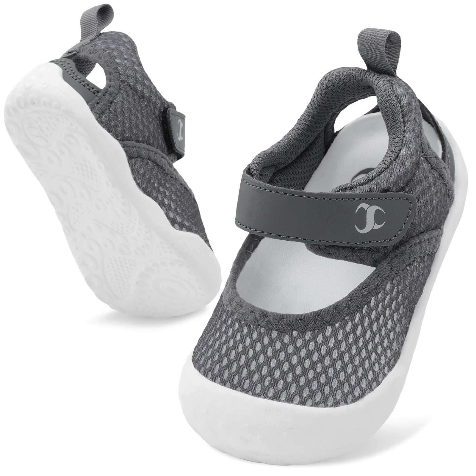 JOINFREE Baby Water Shoes Girls Boys Infant Swim Barefoot Wide Walking Shoes Breathable Mary ...