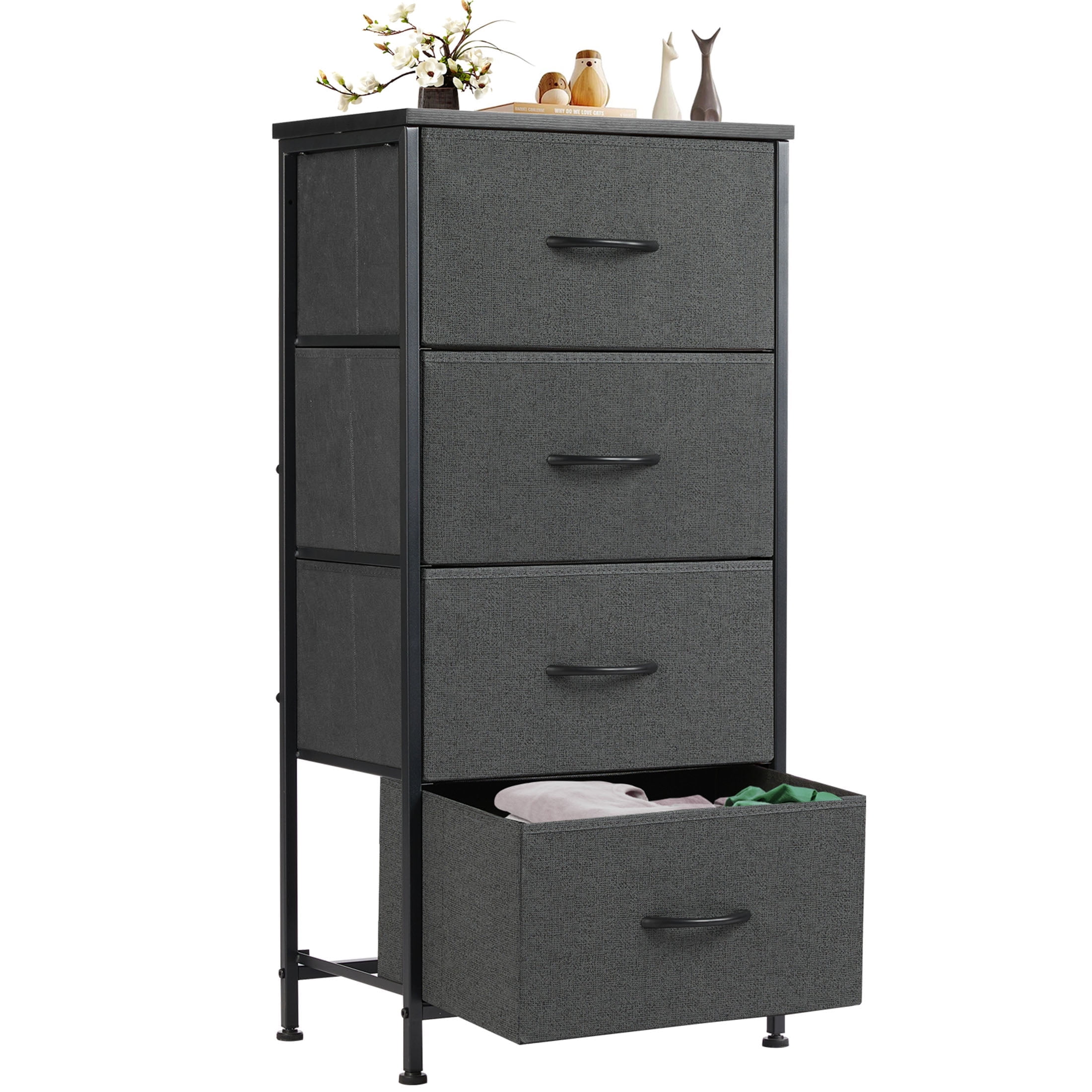 JOINSUN 4 Drawers Dresser, Storage Organizer Units for Clothing, Closet ...