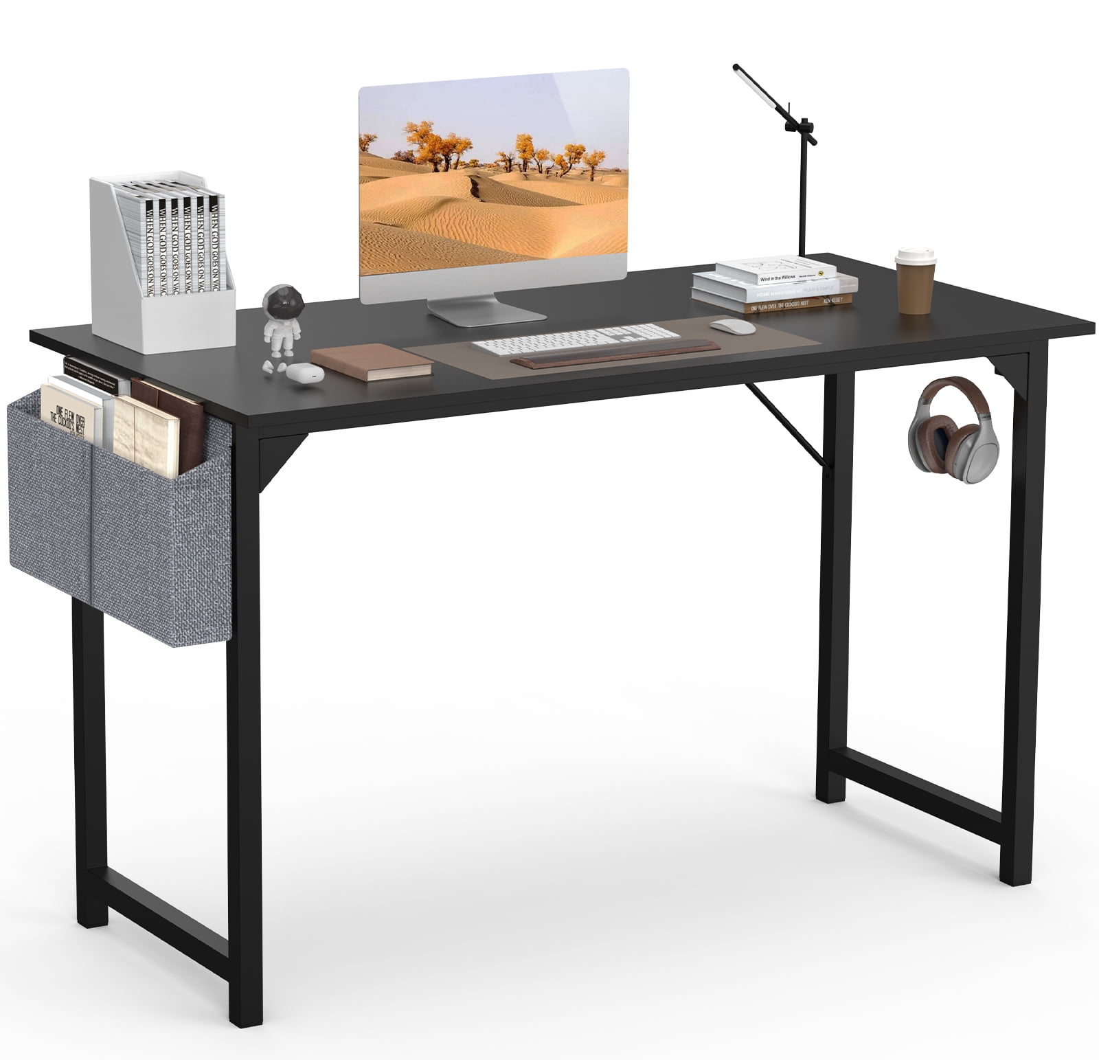 JOINSUN 47 Inch Computer Desk, Desk for Home Office, Writing Desk for ...